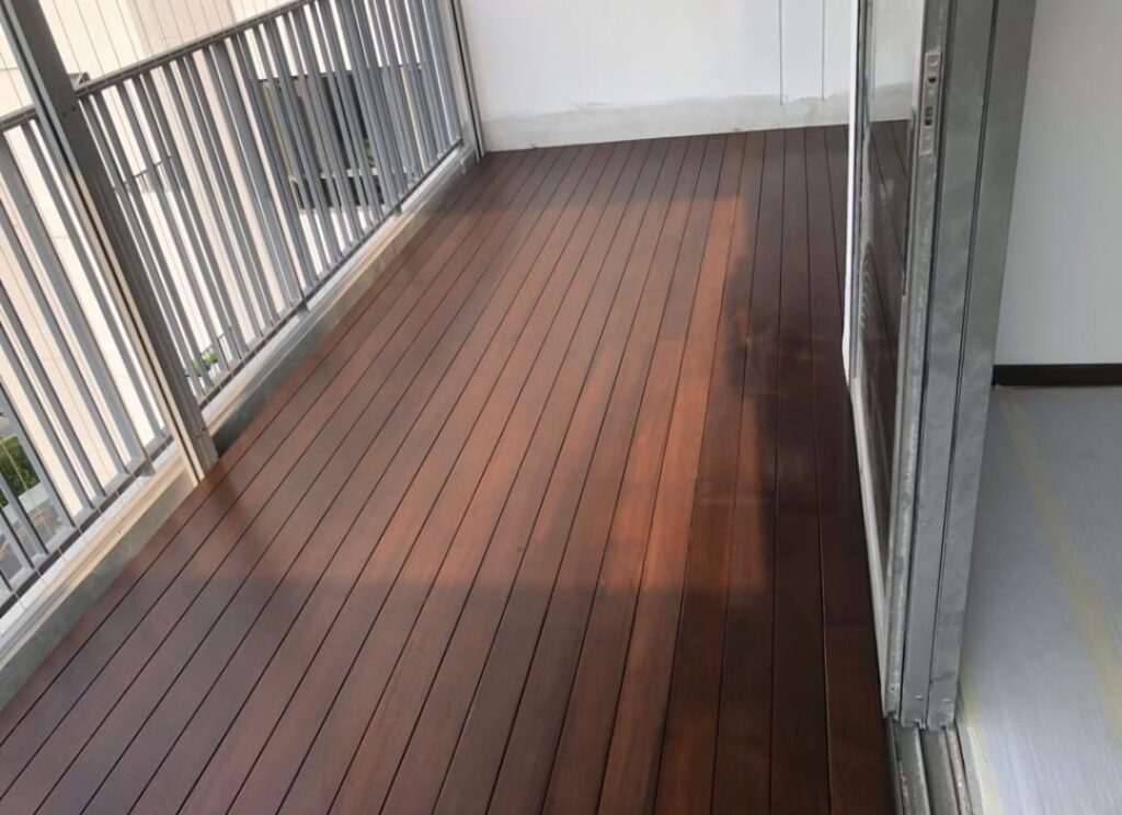 Chengal Decking Solid Timber - T-Square Flooring Pte Ltd