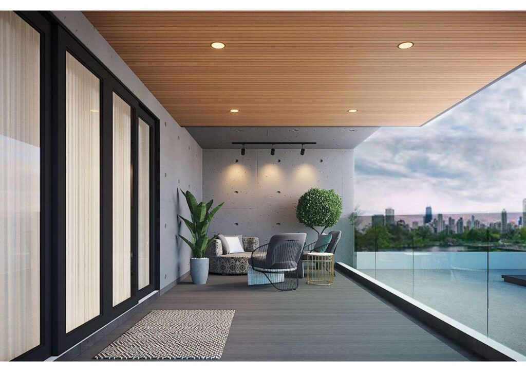 Grey WPC Decking - T-Square Flooring Pte Ltd